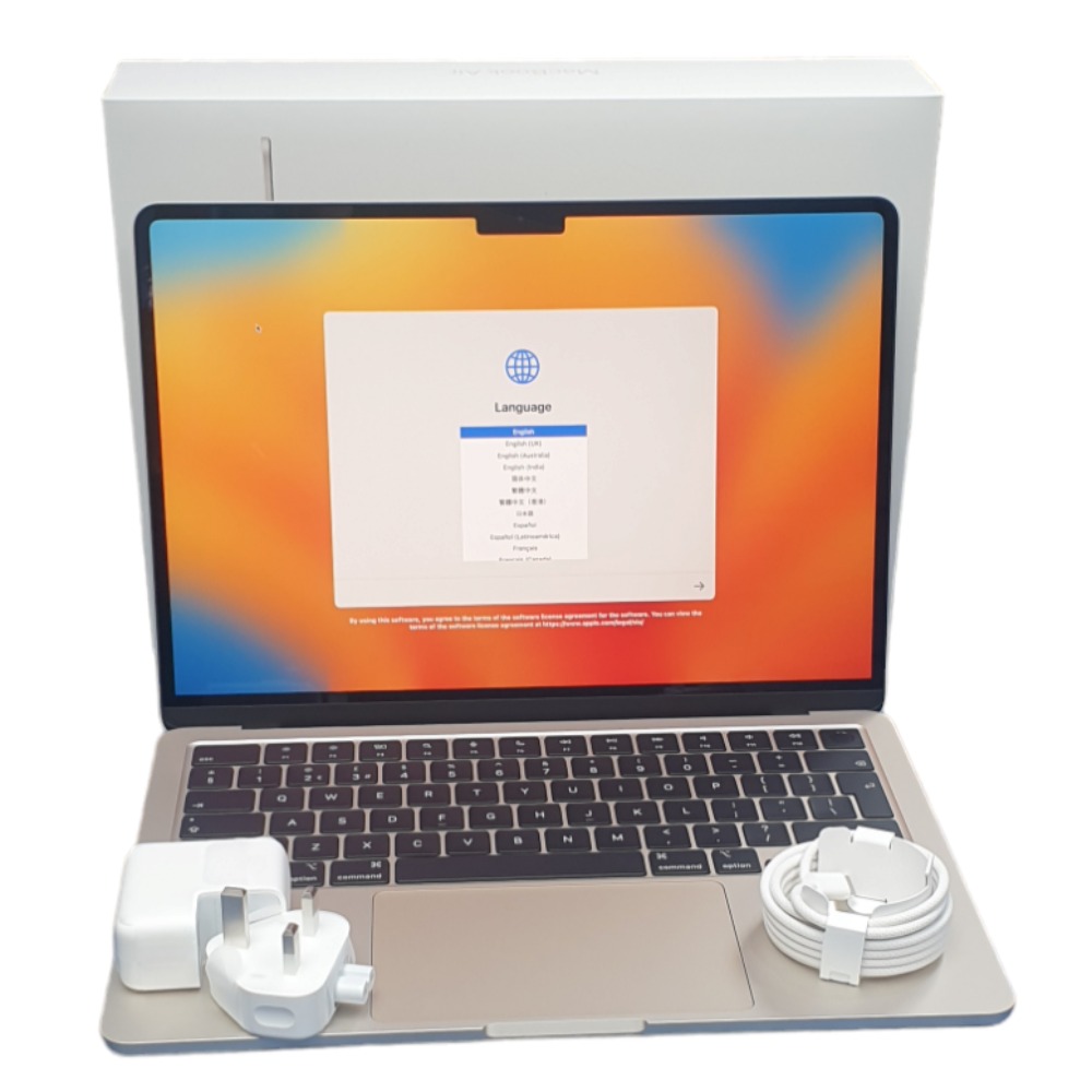 Like New Apple Macbook Air A2681 13.6" 2022 - 8GB RAM, 256GB SSD - Own4Less